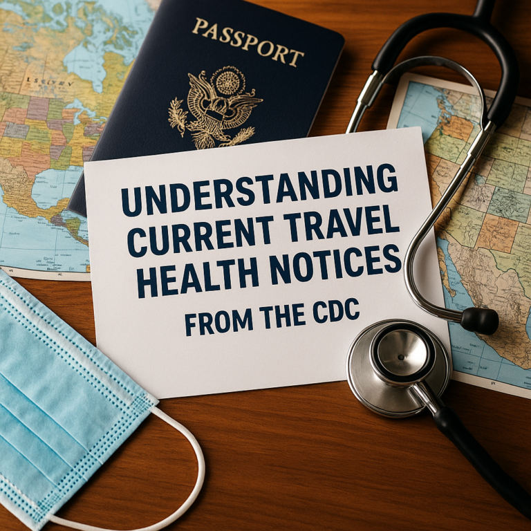 Warning Travel Health Notices from the CDC Essential 2026 Guide ...